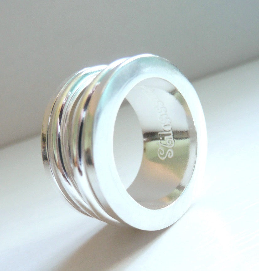 Spool Ring Sterling Silver Spinner – Stilosissima