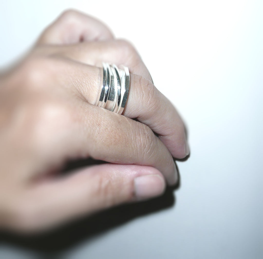 Spool Ring Sterling Silver Spinner – Stilosissima